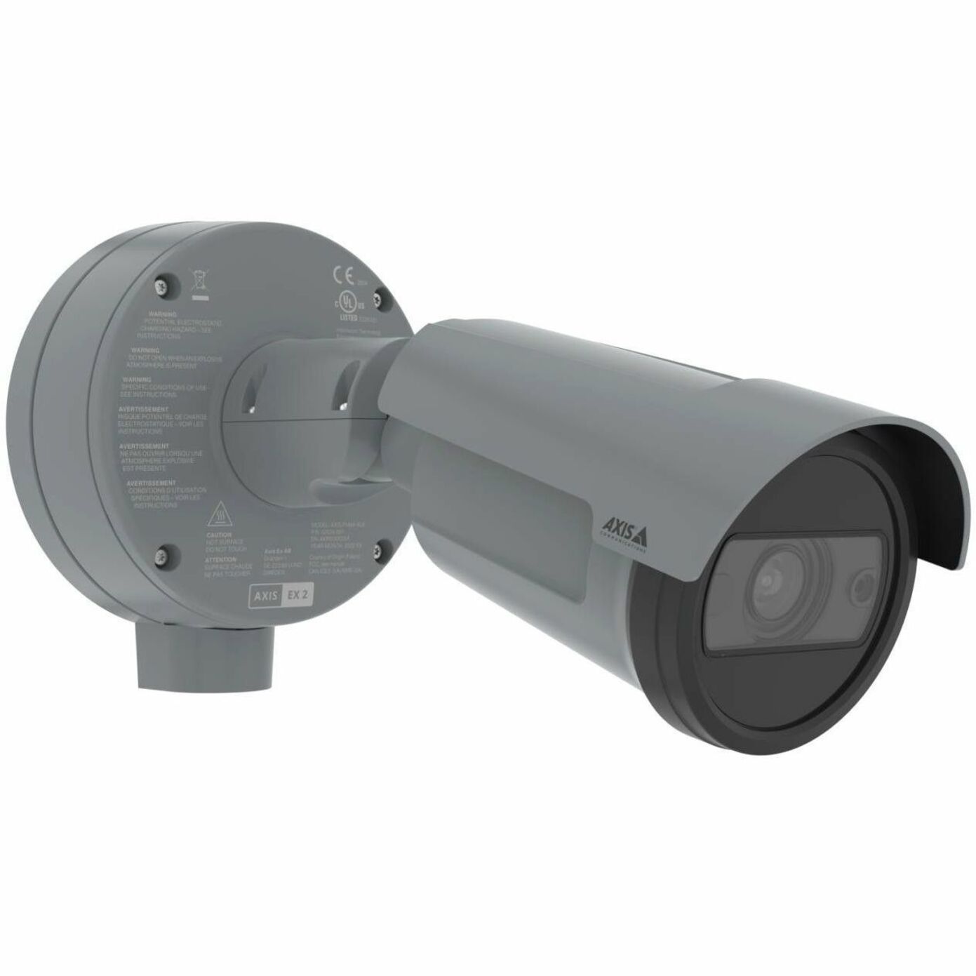 AXIS 02534-001 P1468-XLE Explosion-Protected Bullet Camera, 4K, Infrar ...