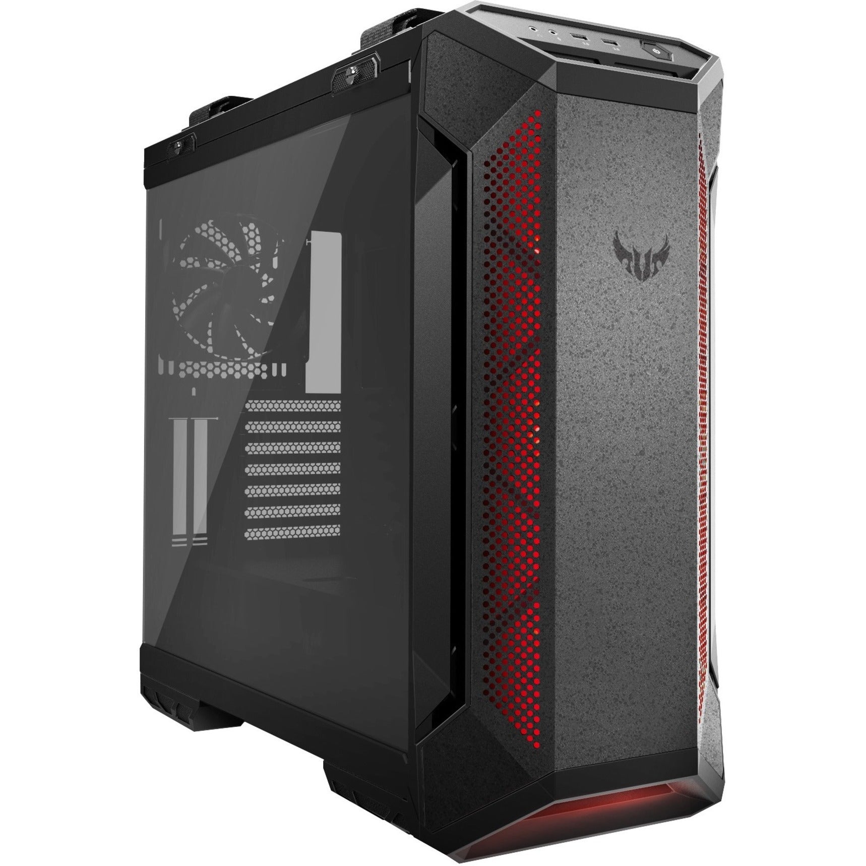 TUF GT501 Gaming Case GT501 TUF GAMING CASE/GRY, Mid-tower Gray Temper ...