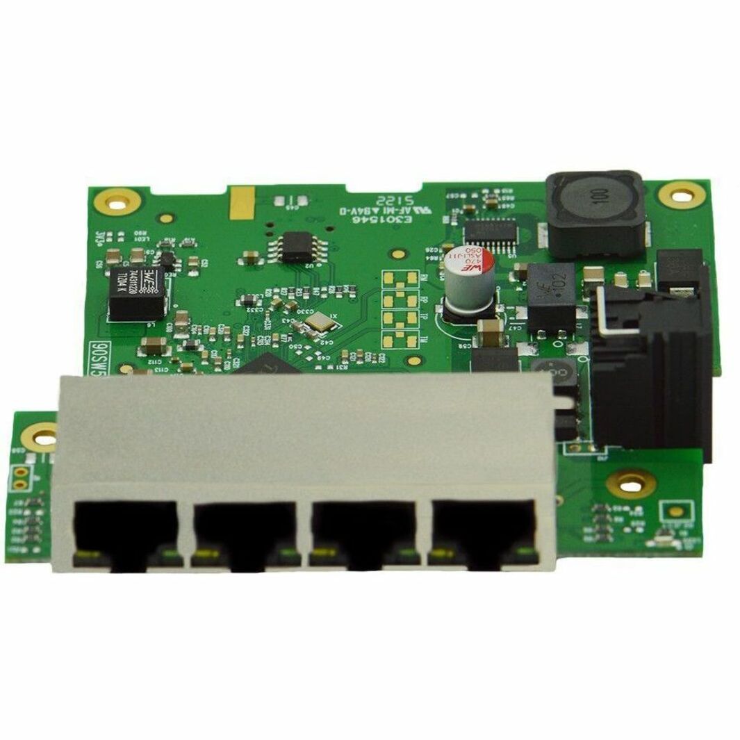 Brainboxes SW-114 Embedded Industrial 4 Port Gigabit Ethernet Switch ...