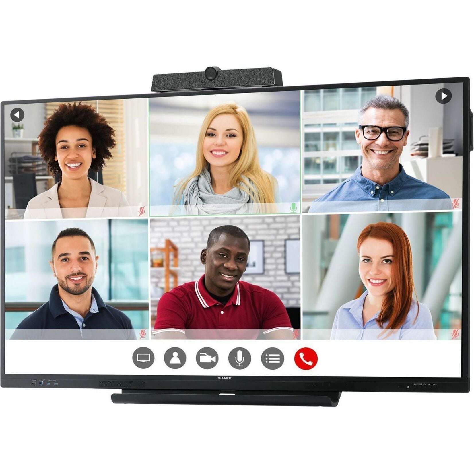 Sharp NEC Display PN-LC862 86" Class Aquos Board, 4K UHD LCD Collabora – Network Hardwares