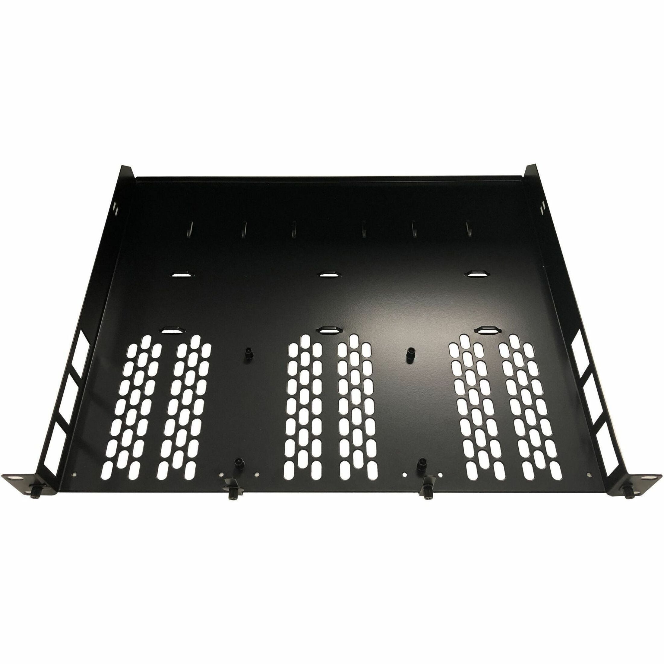 Black Box Emerald 1U Open Frame Rackmount Bracket, Mounts 3 DisplayPor ...