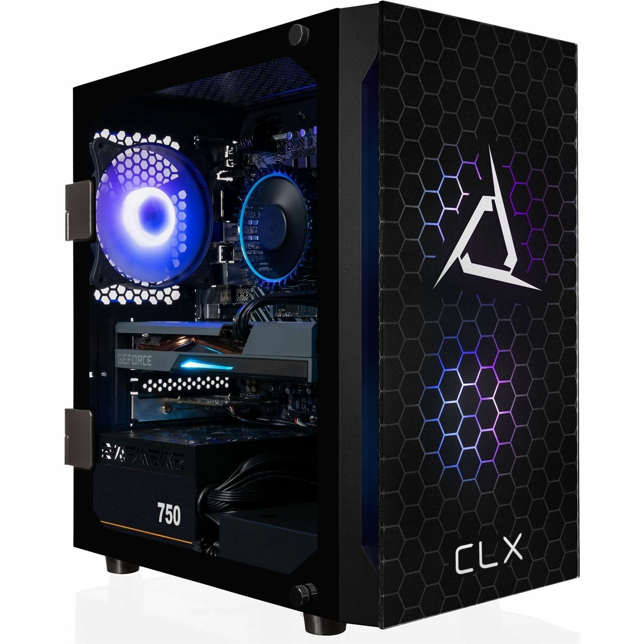 CLX TGMSETRTA3505BM SET Gaming Desktop Computer, Core i7, 16GB RAM, 2T ...