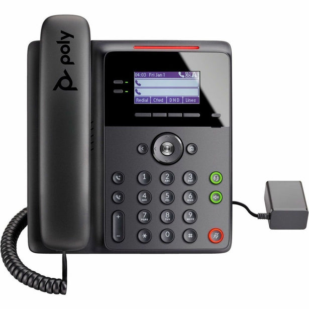 Poly 89B58AA OBi VVX 250 4-Line IP Phone and PoE-Enabled, Corded Deskt ...