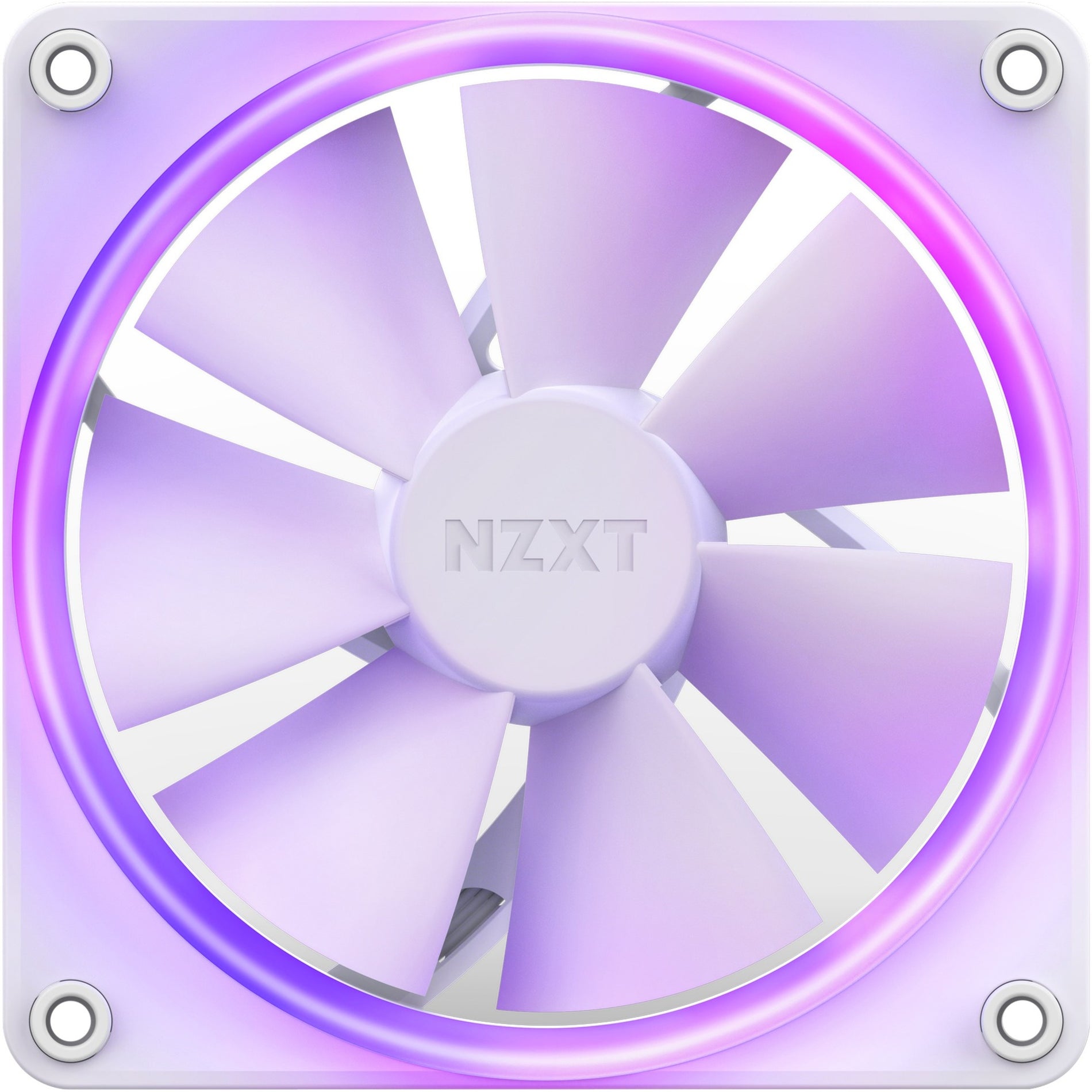 NZXT RF-C12SF-W1 F120 RGB Core Cooling Fan - 1 Pack, LED Color RGB, Ma ...