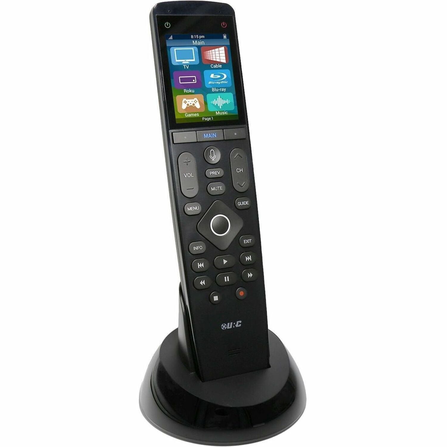URC MX1400 Touch Screen Device Remote Control, 2.4" LCD Display, Voice ...