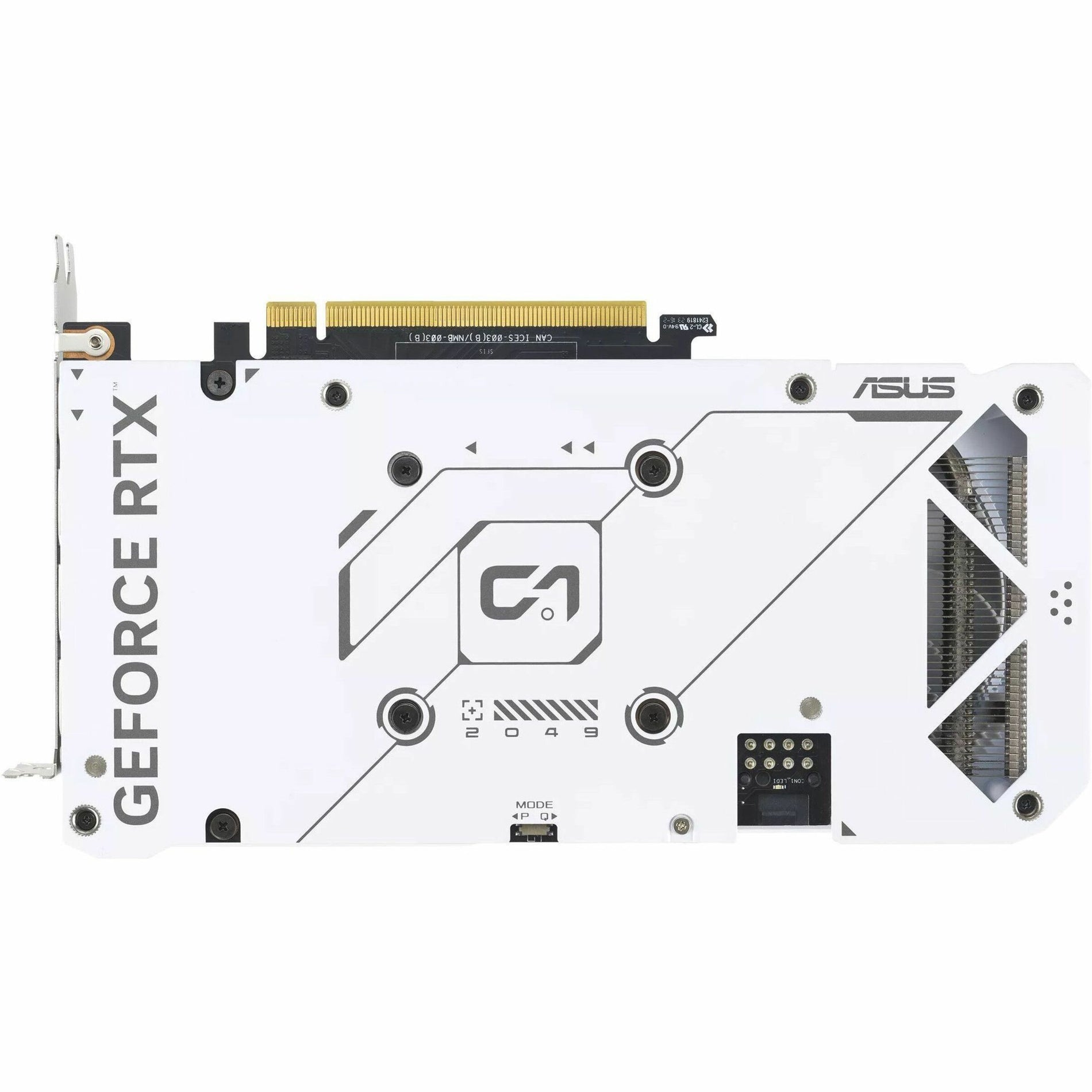 Asus DUAL-RTX4060-O8G-WHITE Dual GeForce RTX 4060 White OC Edition 8GB ...