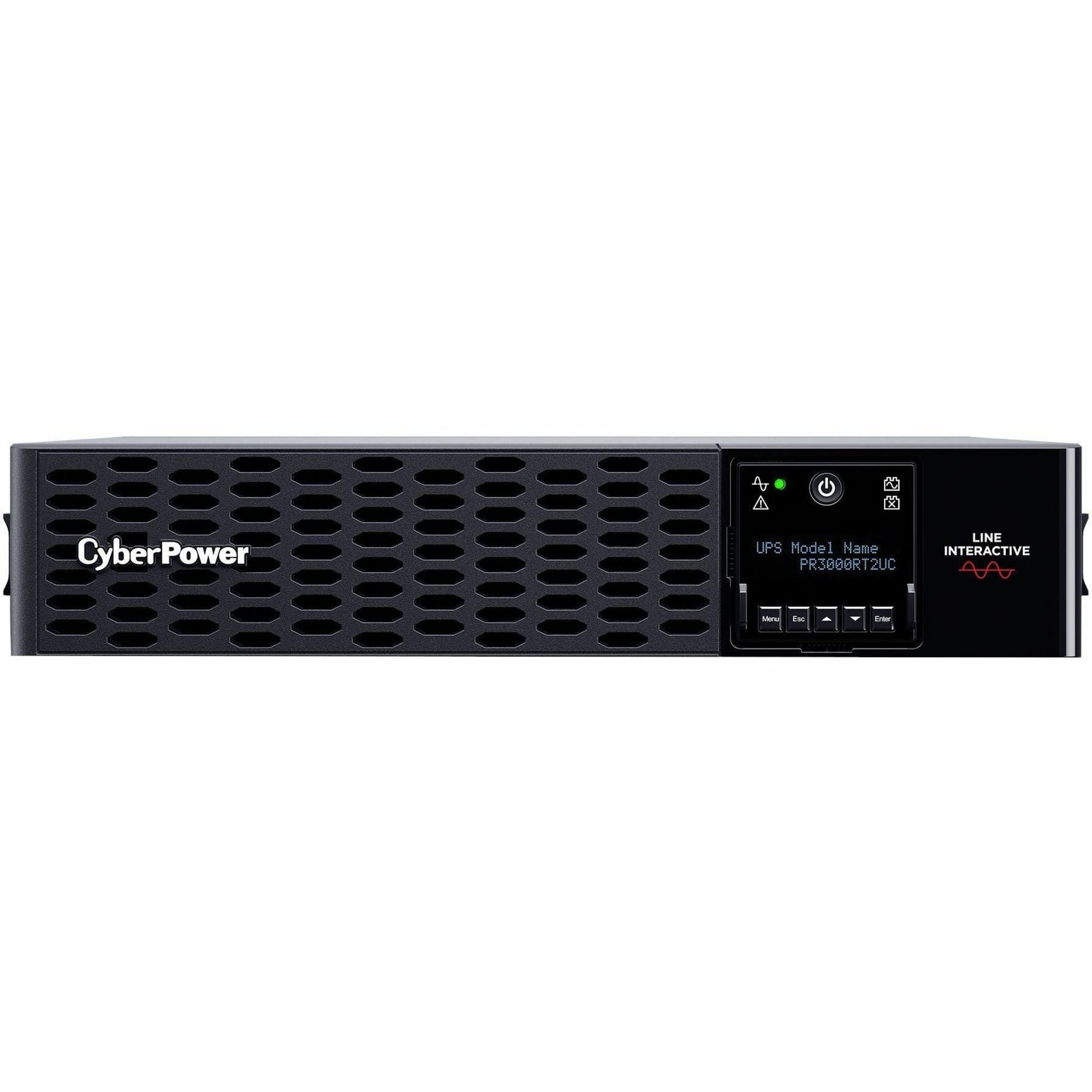 CyberPower PR3000RT2UC Smart App Sinewave Rack/Tower UPS, 3000VA, 3000 ...