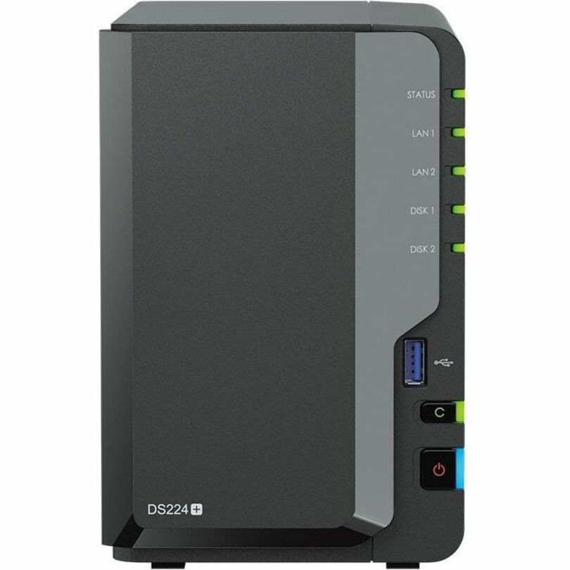 Synology DS224++ DiskStation SAN/NAS Storage System, Quad-core, 2GB DD ...