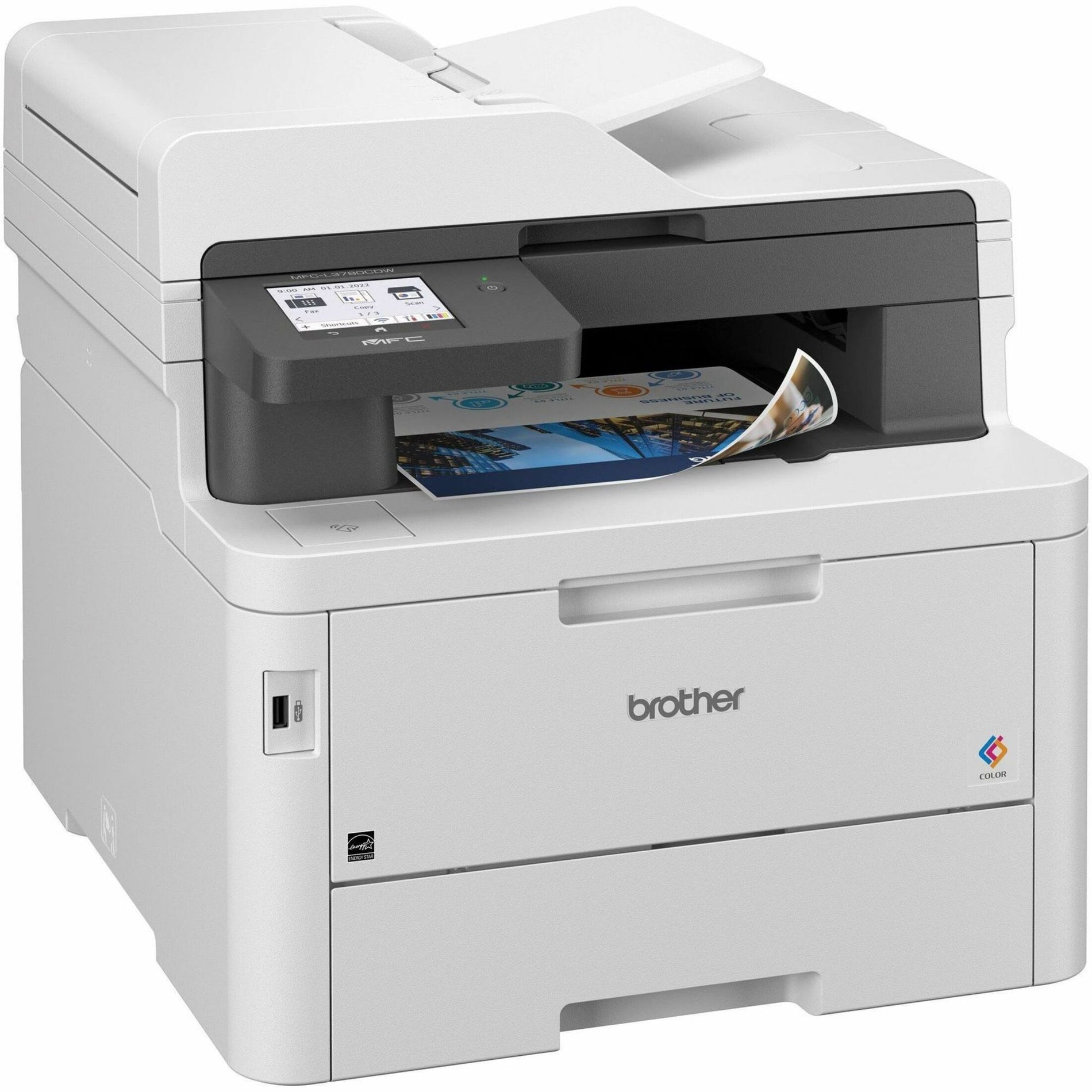Brother MFC-L3780CDW Wireless Digital Color All-in-One Printer, Fax, C ...
