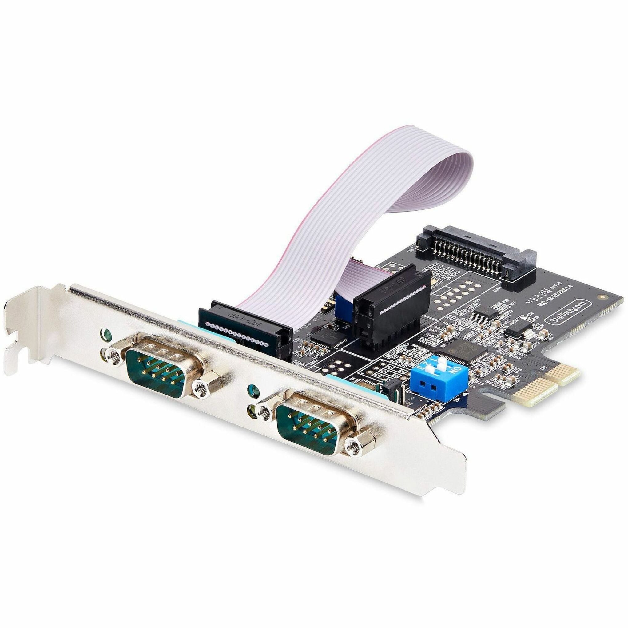 StarTech.com การ์ดซีเรียล 2-Port 2S232422485-PC-CARD PCI Express 2.0 x ...