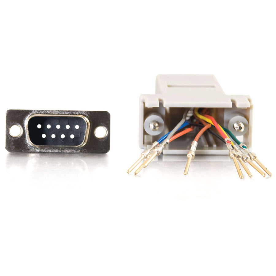 C2G 02945 RJ45/DB9M Modular Adapter Datenübertragungsadapter Grau – Network Hardwares